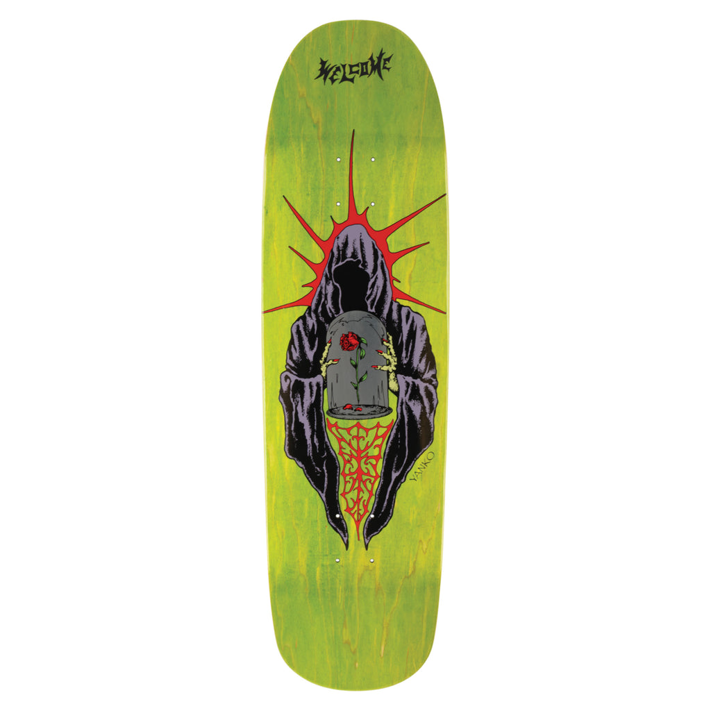 Jake Yanko Wilted on Panther - Green Stain - 9.0" – Welcome Skateboards