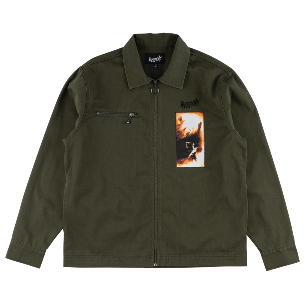 Smite Twill Zip Work Shirt – Welcome Skateboards